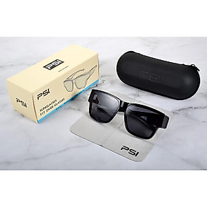 PSI Oversize Fit over Sunglasses for Women Men, Solar Shield Sunglasses, Premium High Definition Nylon Lens for Driving