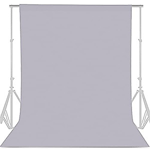 GFCC Gray Backdrop - 8FTX10FT Grey Photo Backdrop for Photoshoot Background for Photography Screen Video Recording Picture Background