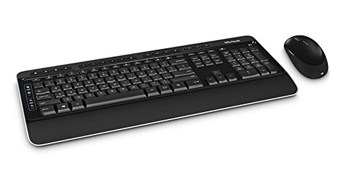 Microsoft Wireless Desktop 3050: Secure AES Keyboard & Mouse