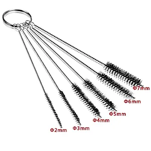 DIY Crafts 17 Pc HVLP Spray Gun Cleaning Maintenance Kit Brush Wire Lubricant Cleaner Spray Gun Cleaning Set for HVLP Gravity, Suction, Detail Paint Guns, Airbrush (Design No # 3, Maintenance Kit)