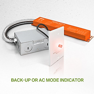 ASD Battery Back-Up Kit 15W - Suitable for LED Commercial Downlights ASD-CDL7, CD-P, CD-T - 90 Minutes Emergency Battery, 5000 Cycles of Standard Charge & Discharge - Damp Rated, UL Certified