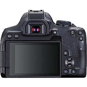 Canon EOS 850D (T8i) DSLR Camera EF-S 18-55mm f/4-5.6 is STM Lens Bundle, Starter Kit with (Gadget Bag, Digital Slave Flash, 192Gb Memory, 50" Tripod and More) (Renewed)