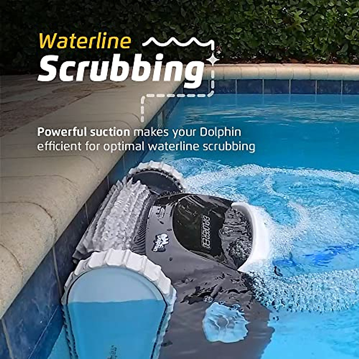 Dolphin Explorer E30 Robotic Pool Vacuum Cleaner with Wi-Fi Control — Large Capacity, Top Load Filter Basket is Simple to Clean — Powerful Suction Captures Small Debris — Ideal for All Pool Types