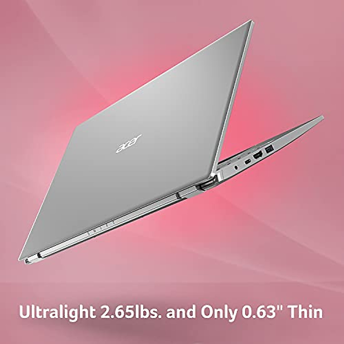 Acer Swift 3 Intel Evo Thin & Light Laptop 14.0" Full HD IPS Intel Core i7-1165G7 Intel Iris Xe Graphics 8GB LPDDR4X 512GB SSD Wi-Fi 6 Fingerprint Reader Back-lit KB SF314-511-7412
