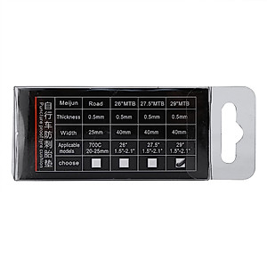 Bicycle Tire Liner, Bike Inner Tube Tire Tyre Protector Mountain Bicycle Linings Puncture Proof Tap Cycling Riding Anti Flat Belt High Tensile Strength Pad Protection for Road MTB BMX 700C 26" 2Pack