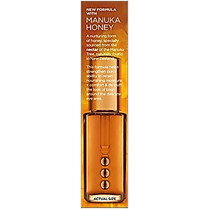 L'Oreal Paris Skincare Age Perfect Hydra Nutrition Eye Gel with Manuka Honey and Nurturing Oils, Eye Treatment Gel for Dry Skin, de-puffing rollerballs to Reduce Puffy Eyes, Paraben Free, 0.5 fl. oz.