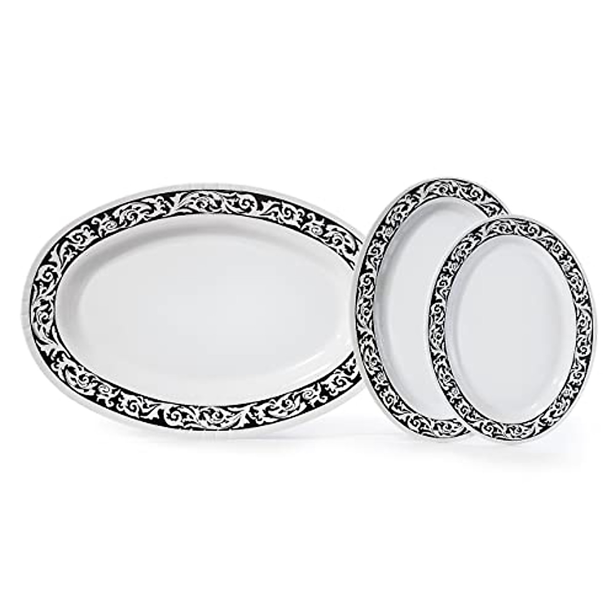 G.E.T. OP-621-SO Melamine Break-Resistant Oval Serving Platter, 21" x 15", Soho