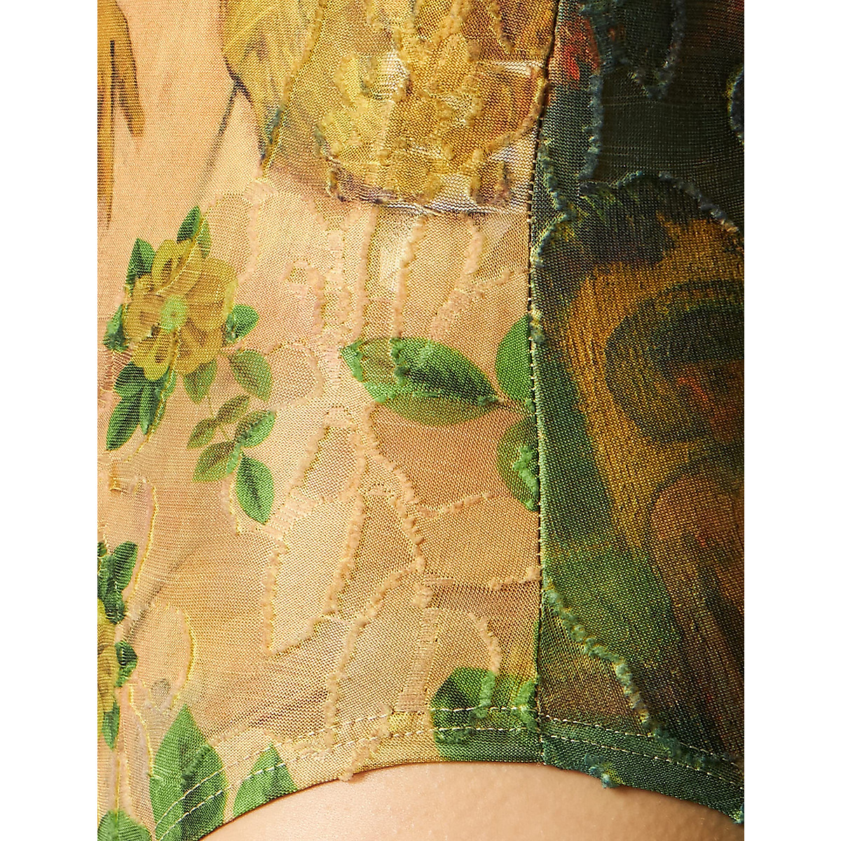 Desigual woMens Casual Blouse, Green, Small US