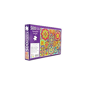Page Publications Collection Jigsaw Puzzles for Adults 500 Piece | Mandala Puzzles | Puzzles for Kids & Teens, Fun Educational Games for Family Game Night