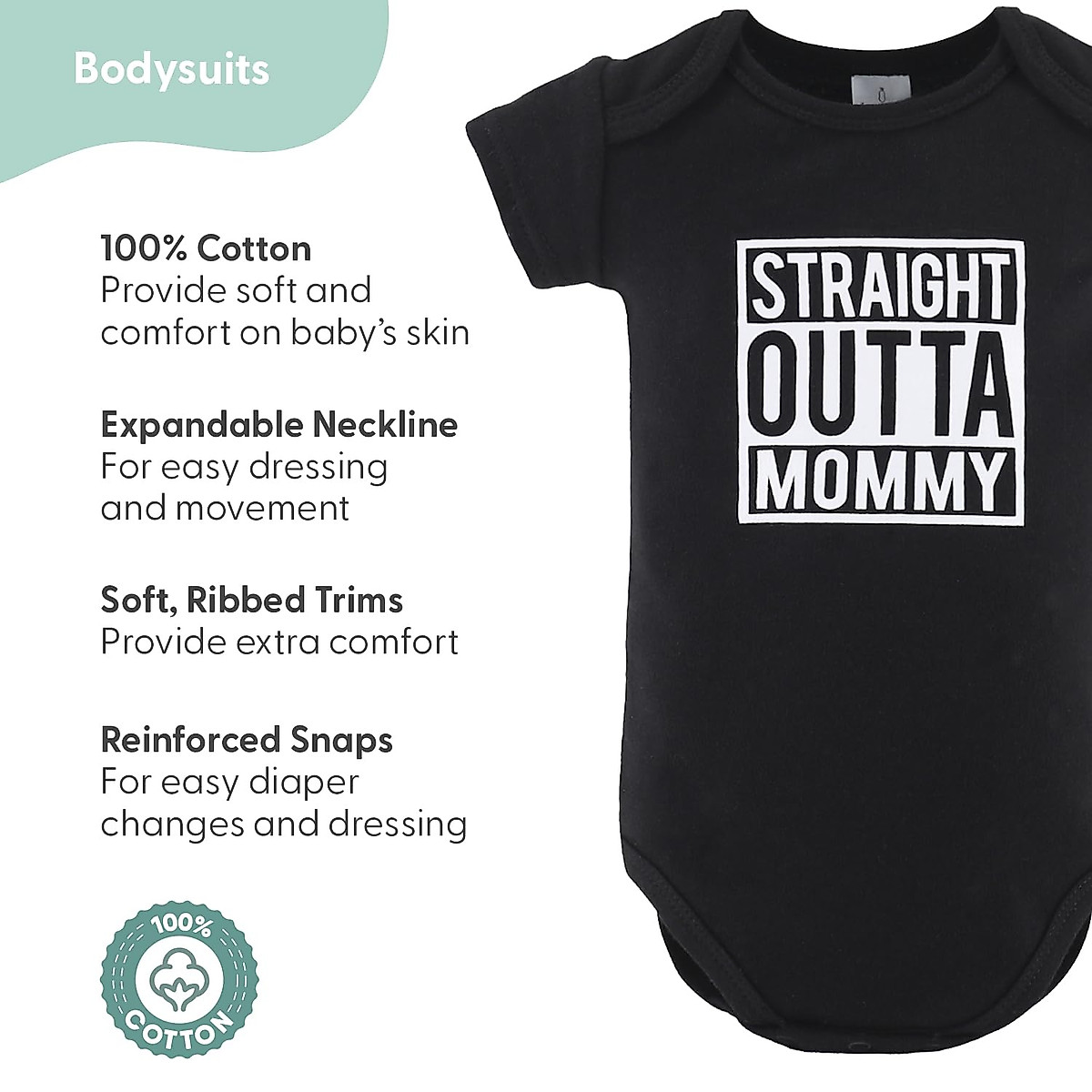 The Peanutshell Newborn Clothes & Accessories Gift Set, Fits Newborn to 3 Months, Black Plaid