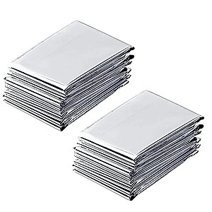 NAVADEAL 2 Pack Silver Highly Reflective Mylar Films, 82x 47Inch, Metallized Foil Covering Sheet, Garden Greenhouse Farming, Increase Plant Growth Save Power, Reduce Uneven Heat Environment Safe