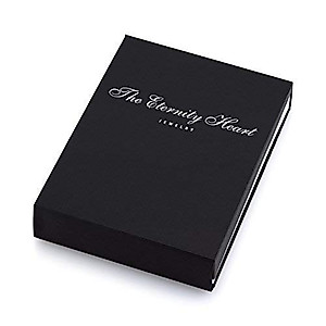 Silver Finish Cremation Jewelry Urn Heart Pendant Memorial Keepsake Locket Necklace for Ashes and 20" Chain, The Eternity Heart