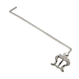 Bstinay 3/4 Vertical Keys Euphonium Marching Clamp-On Silver Music Sheet Clip Music Sheet Clip Replacement for Bass Saxophone