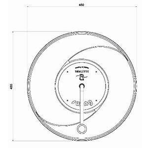Matfer Bourgeat 5 Gallon Swing Salad Spinner/Dryer, Professional Quality Large Volume Salad Dryer