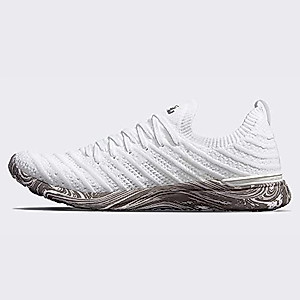 APL: Athletic Propulsion Labs Women's Techloom Wave Sneaker, White/Asteroid/Marble, 7