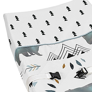 Changing Pad Cover for Bear Mountain Watercolor Collection by Sweet Jojo Designs