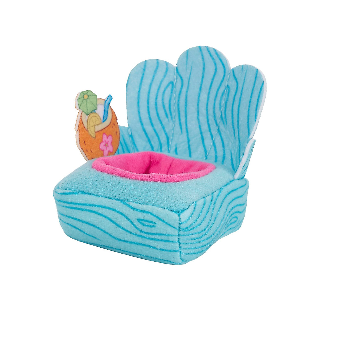 Squishville by Squishmallows Mini Plush Room Accessory Set, Playroom, 2” Esmeralda Mini-Squishmallow and 2 Plush Accessories, Marshmallow-Soft Animals, Playroom Toys