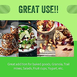 Dried Cranberries Original 4 lbs,(64oz) Batch Tested Gluten & Peanut Free | Resealable Bag | High in Antioxidant | Great for Salads Cooking, and Mixes/Sweetened