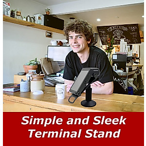 DCCStands Dejavoo QD2, QD4 & QD5 Swivel and Tilt Low Profile 4" Terminal Stand