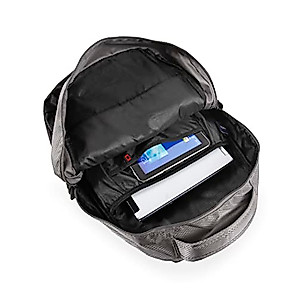 Nautica Armada Laptop Backpack, Grey/Black, One Size