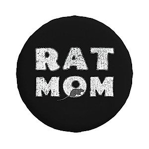 Rat Mom,Funny Tire Cover Universal Fit Spare Tire Protector for Truck SUV Trailer Camper Rv