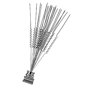 YARNOW Bird Blinder Stainless Steel Bird Spikes for Pigeons Small Birds