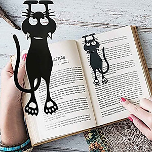 3D Cartoon Animal Bookmarks Cat Book Mark for Kids and Students, Cool, Funny, Wacky, Kawaii Stereo Christmas Halloween Cartoon Bookmarks