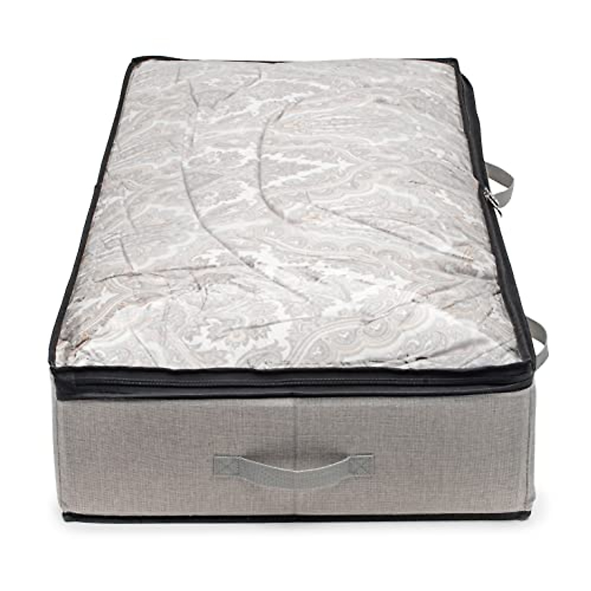 Extra Large Under Bed Storage With Hard Bottom, Hard Side Walls And Clear Top