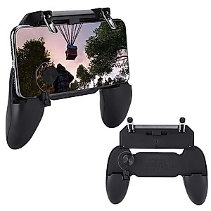 Bewinner Phone Gamepad, PC + Metal/Ergonomic Design//Mobile Control Console Gamepad for Smart Phones for phone Android for Pubg - Can Be Stretched Up and Down
