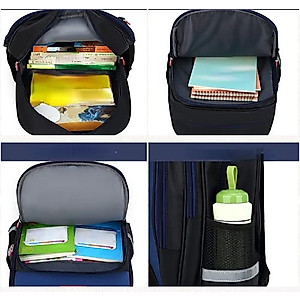 Cartoon Rolling Backpack Boys and Girls Roller Travel Bag with Wheels, Detachable College Laptop Luggage Vacation Backpacks