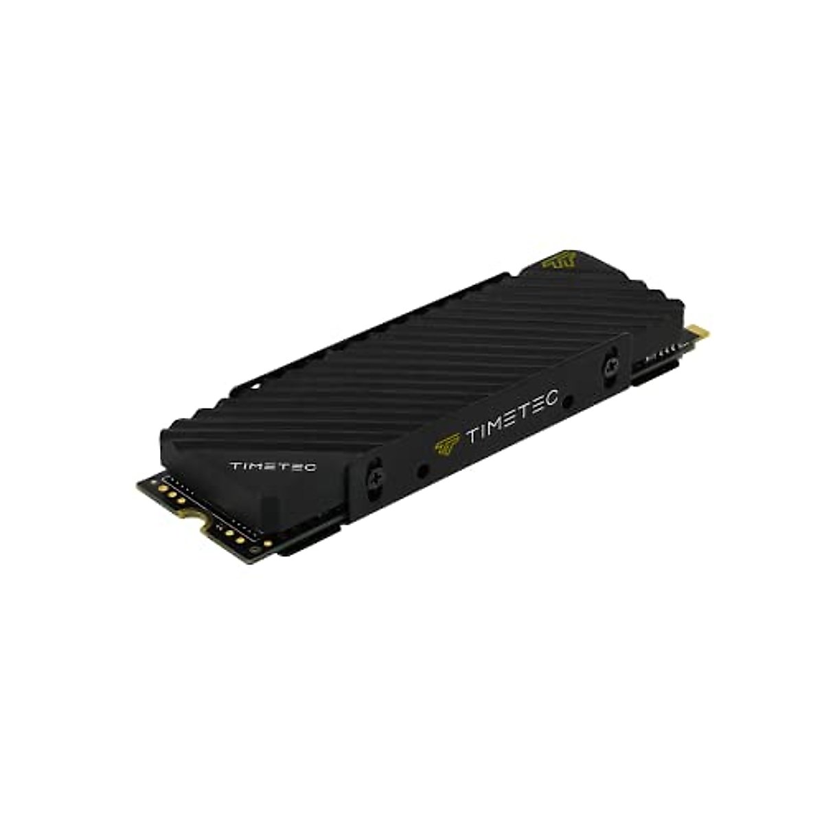 Timetec 1TB PCIe 4.0 Heatsink Gaming SSD NVMe PCIe Gen4x4 M.2 2280 3D NAND TLC 1000TBW SLC Cache Read/Write Speed Up to 5,100/4,700 MB/s Internal Solid State Drive for PS5, PC Desktop