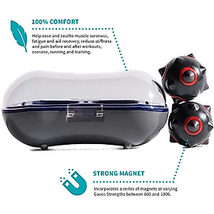 Nikken Kenko MagDuo® Massager 13201 Magnetic Deep Tissue Massage - Compact Portable Massager - Works Perfectly for Stress, Fatigue and tight muscles