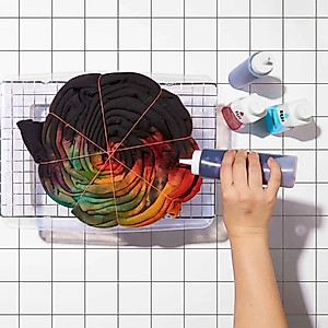 Rit Dye Liquid Dark Brown All-Purpose Dye (8oz) - Pixiss Tie Dye Kit and Accessories Set Bundle with Rubber Bands, Gloves, Funnel and Squeeze Bottle - Tie Dye Party Supplies