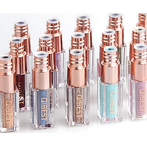 Diamond Glow Liquid Eye Shadow 7 Colors Set Metals Glitter Shimmer Eyeliners Long Lasting Waterproof Sparkling