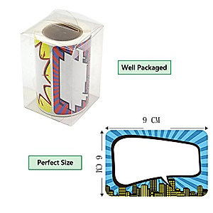 Colorful Name Tags Labels Pack for School & Party - 200 Pcs