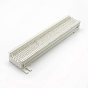 InstallerParts 66 Punch Down Block - Terminating Block for Data Network Wiring, Telephone Punch Down Cabling, Wire Termination - White