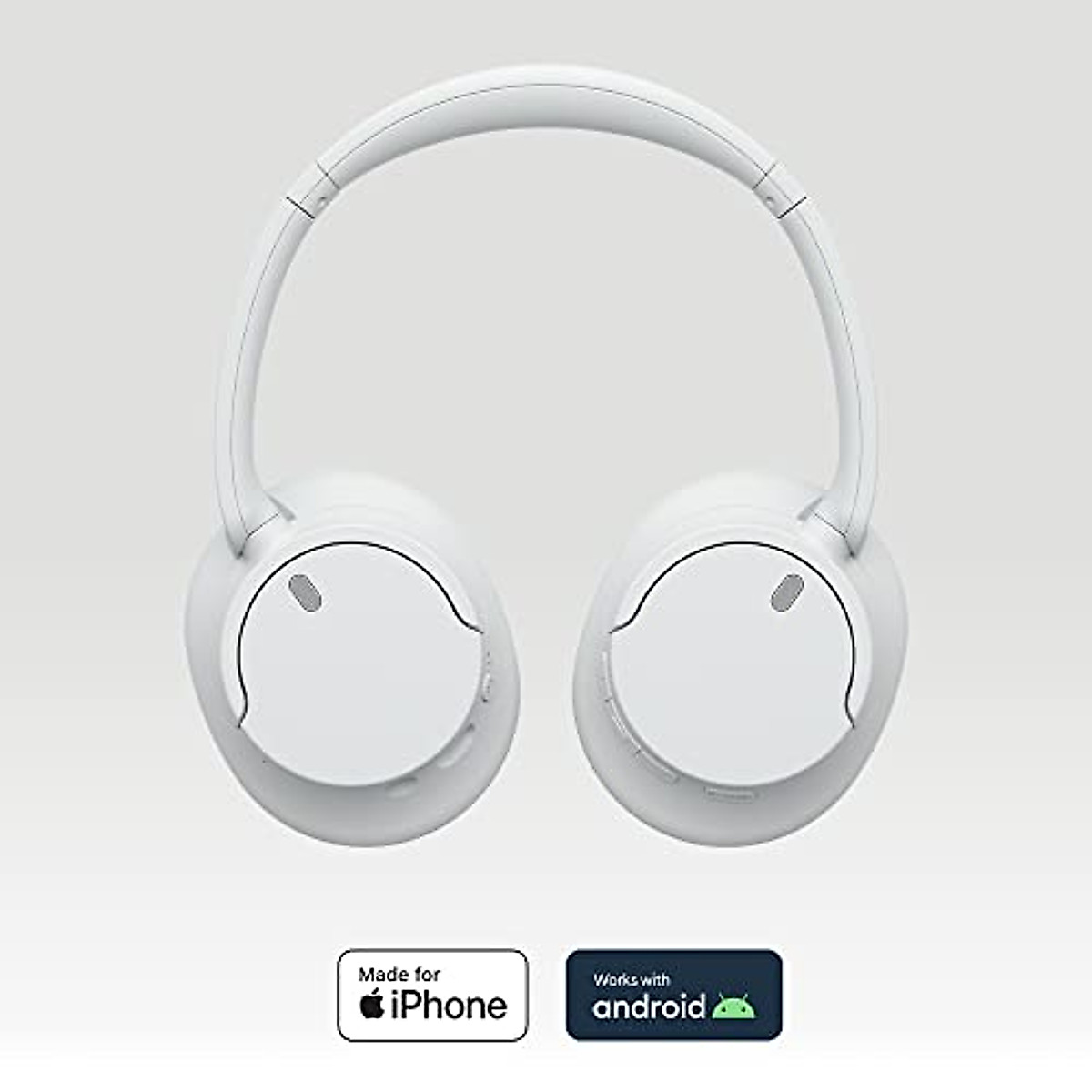 Sony WH-CH720NW Noise Canceling Wireless Bluetooth Headphones - Built-in Microphone - up to 35 Hours Battery Life and Quick Charge - Matte White