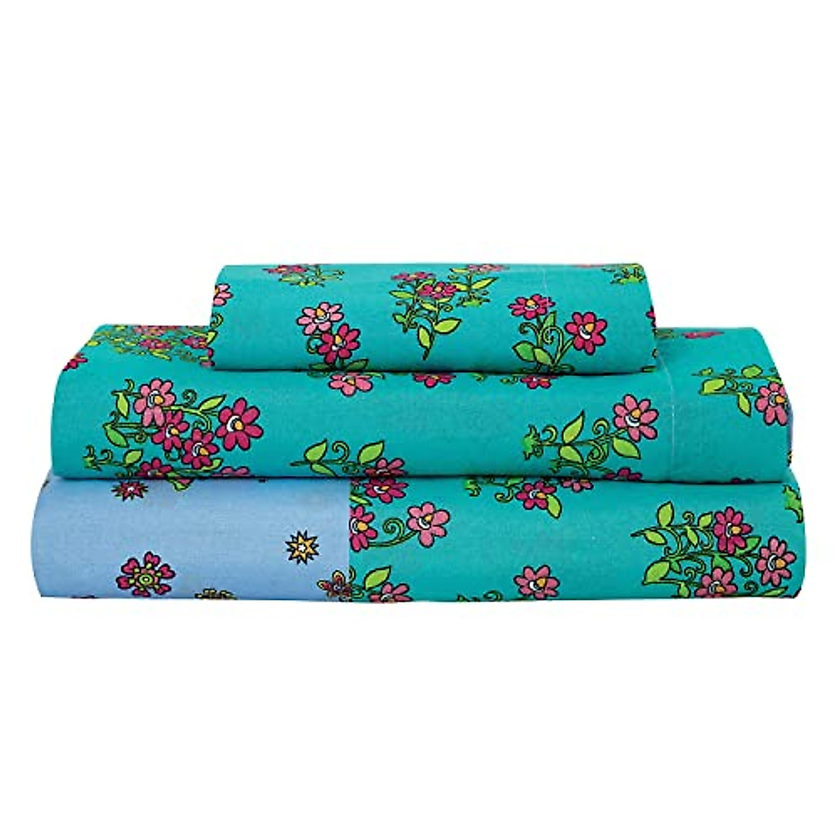 Kidz Mix Rainbow Unicorn Bed in a Bag, Twin