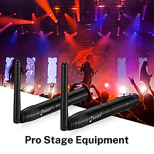 Donner Wireless DMX 8PCS Black Metal DMX512 wireless Dfi DJ 2.4G 7 Receivers & 1 Transmitter Lighting Control for LED Stage Disco Party Bar Lighting