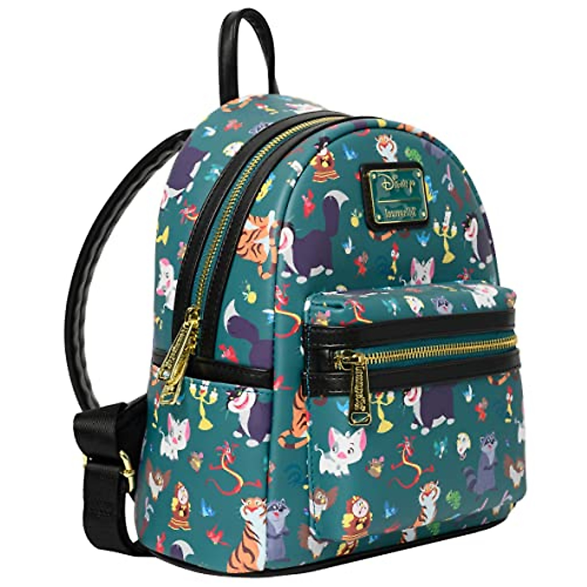 Loungefly Disney Mini Backpack Princess Sidekicks All Over Print Shoulder Bag