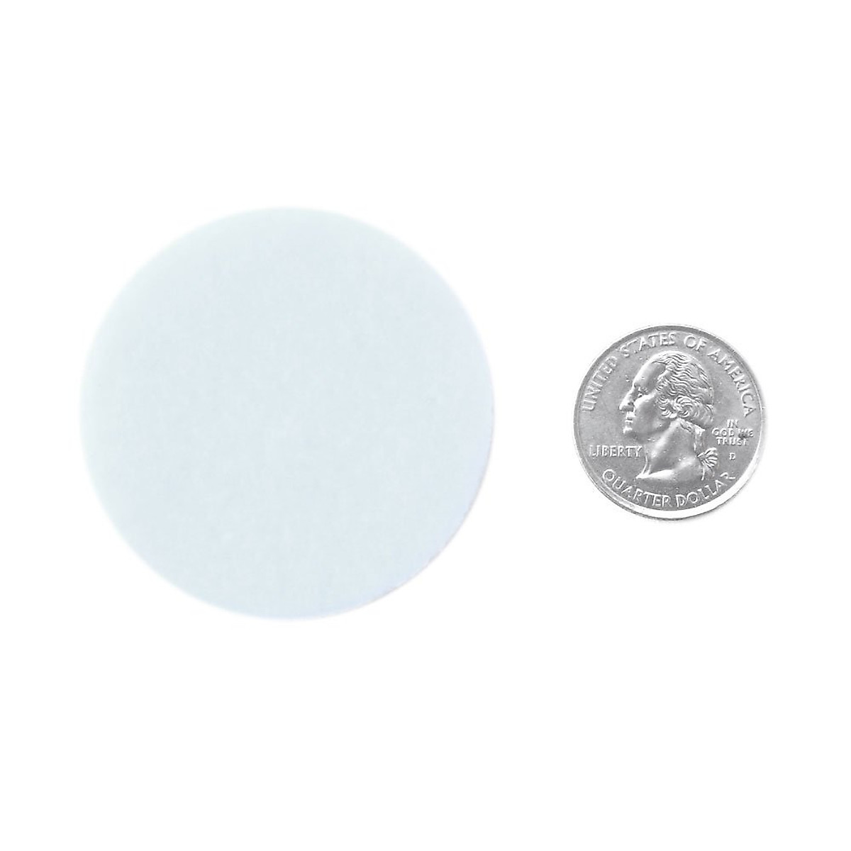 Playfully Ever After White Craft Felt Circles (2 Inch - 44pc)