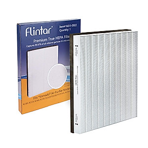 Flintar MD1-0022 True HEPA Replacement Filter, Compatible with Vornado Air Cleaner Purifier Model AC300, AC350, AC500, AC550, PCO200, PCO300, PCO375DC, PCO500 and PCO575DC (1-Pack)