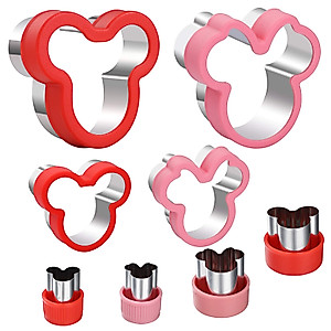 Cookie Mold for Homemade Treats - Stainless Steel Cookie Cutter molds for Kids Suitable for Cakes Sandwiches Vegetables Fruits and Cookies (Assorted Sizes)