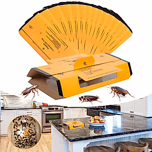 24 Pack Roach Traps Indoor, Roach Killer Indoor Infestation Glue Traps for Roaches, Cockroach Killer Indoor Home for Bugs
