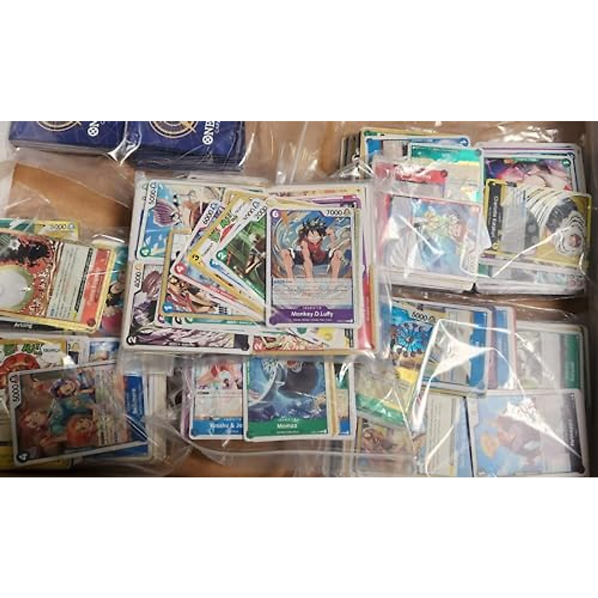 (200) ONE Piece Trading Card Mixed Sets Lot w/ 5 Holographics Foils Ultimasupply