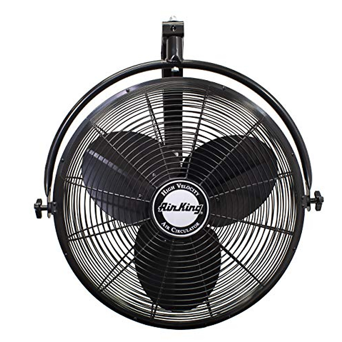 Air King 9020 1/6 HP Industrial Grade Wall Mount Fan, 20-Inch,Black & 9314 14-Inch Industrial Grade High Velocity Multi Mount Fan,Black