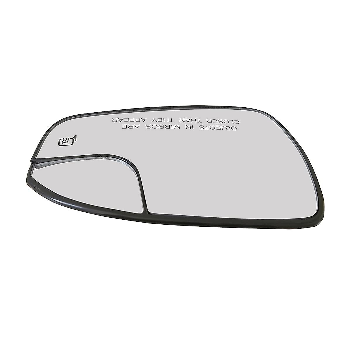 KYYET Right Passenger Side Power Heated Convex Mirror Glass Compatible with 2013-2020 Fusion w/Rear Plate- Replace DS7Z17K707A