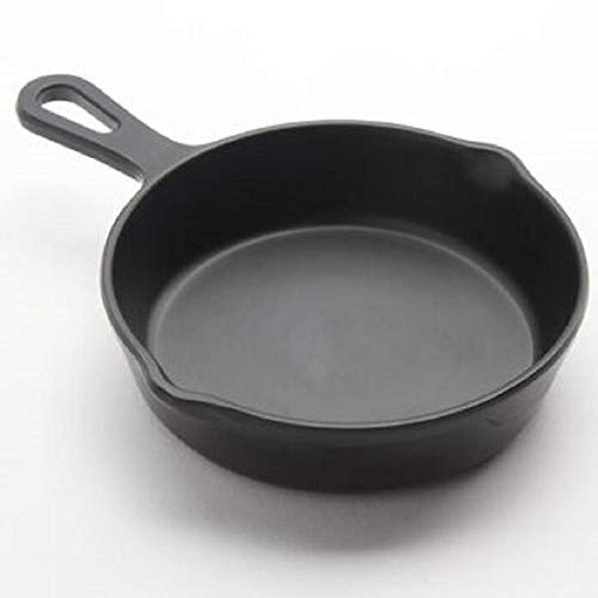 American Metalcrat MFP41 Melamine Cast Iron Frying Pan, Black, 7-Ounces