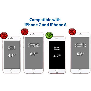 ImpactStrong iPhone 7/8 Case, Heavy Duty Dual Layer Protection Cover Heavy Duty Case for Apple iPhone 7/8 (Gun Metal)