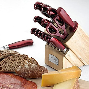 Hampton Forge Hmc01B077B Argentum Red 14Pc Block Set